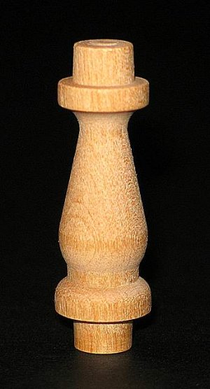 2 Birch Wood Gallery Rail Spindle 2" Birch Wood Gallery Rail Spindle ...