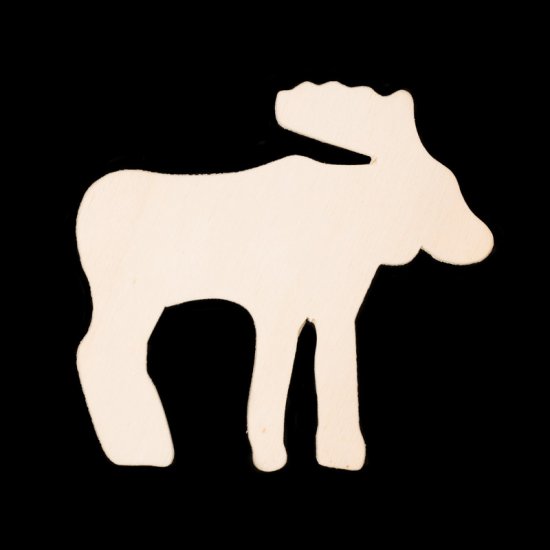 Moose Shape Cutout - Plywood [#MOOSE1] - $0.2900 : Casey's Wood ...